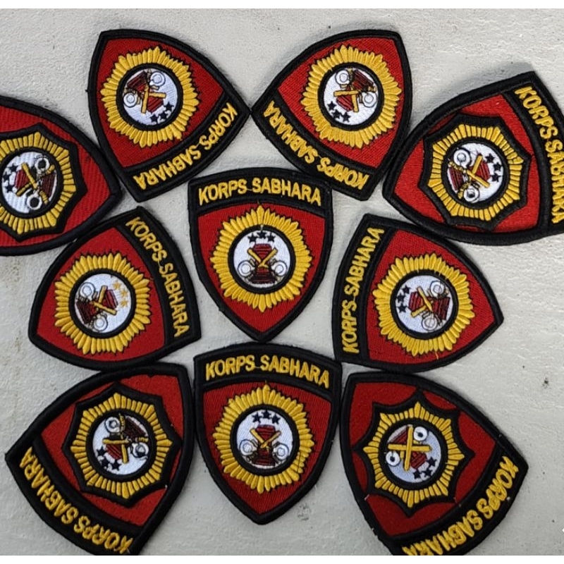 Jual Logo Sabhara Bordir Timbul 3D untuk Atribut polri | Shopee Indonesia