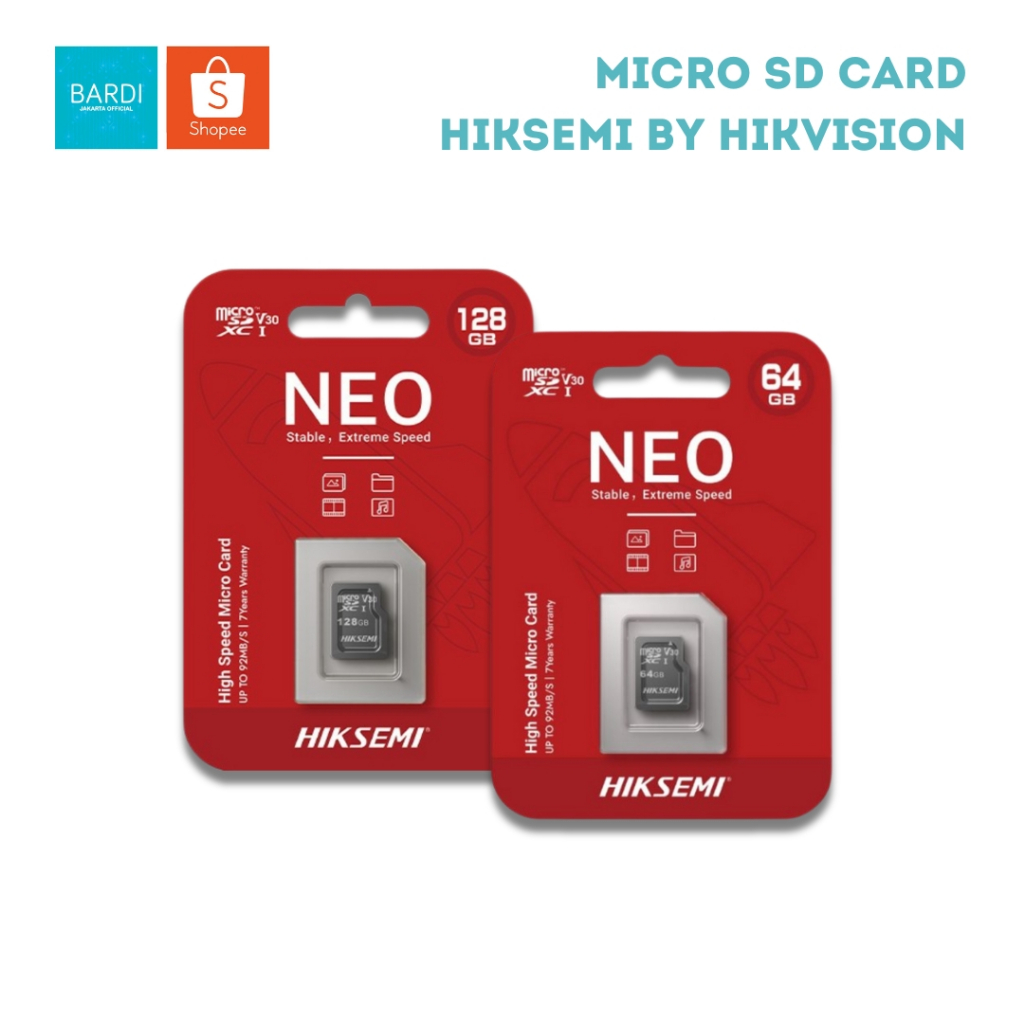 Jual HIKSEMI by Hikvision Neo Micro SD Card Class 10 Turbo Lifetime Warranty | Shopee Indonesia