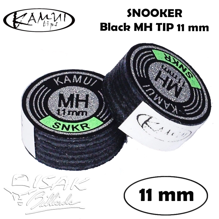 Jual Kamui Black MH - 11mm Cue Tip - Billiard Stick Biliar Tips ...