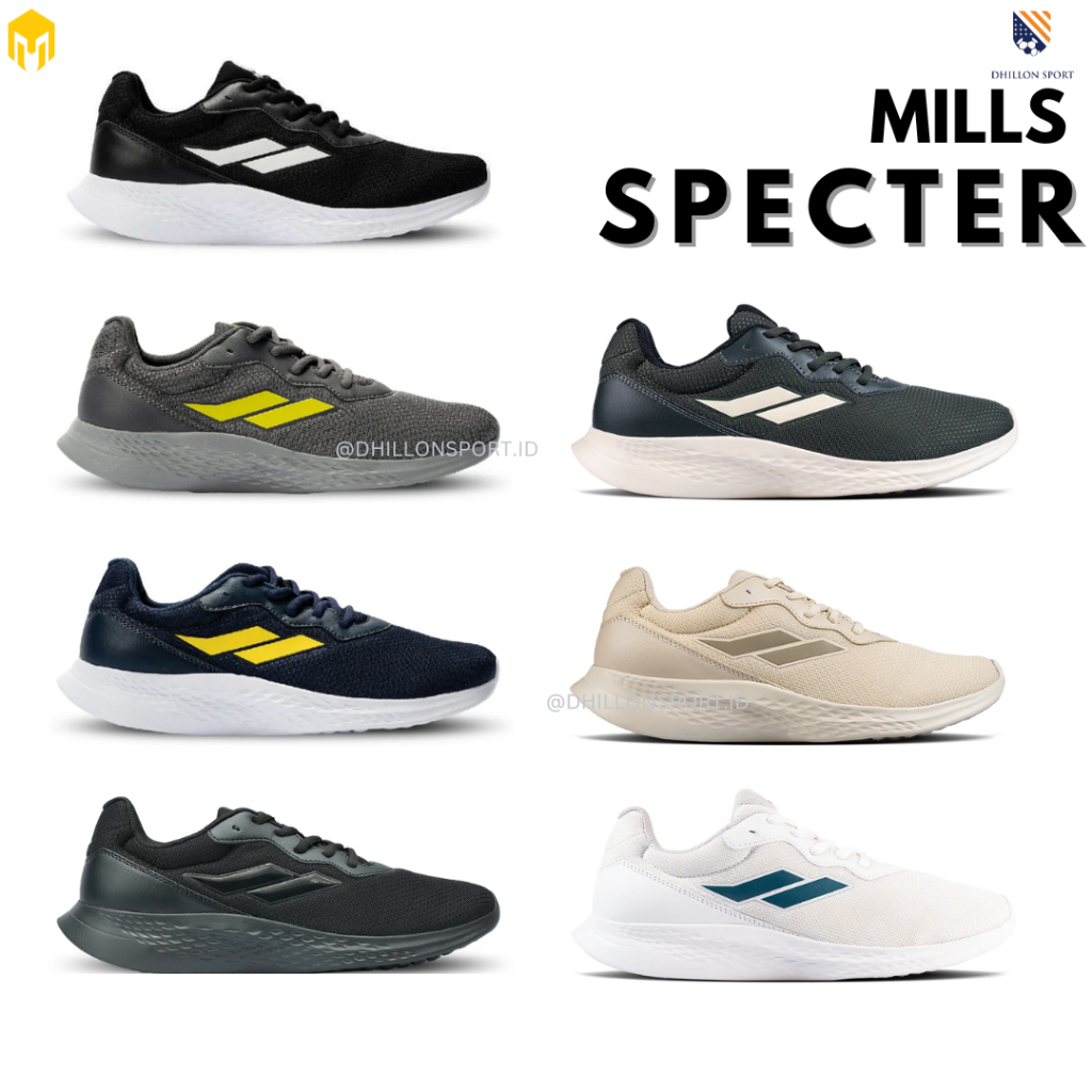 Jual Sepatu Running MILLS SPECTER Original / Sepatu Lari / Running ...
