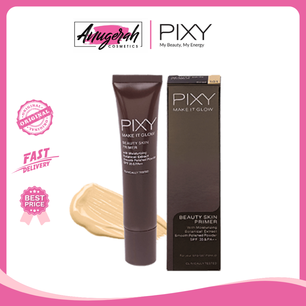 Jual Pixy Make It Glow Beauty Skin Primer 101 Beige - Make It Glow ...