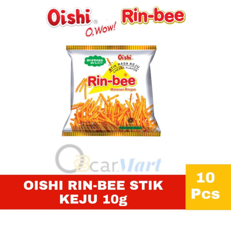 Jual OISHI RINBEE Stik Renceng isi 10 Snack Rasa Keju | Shopee Indonesia