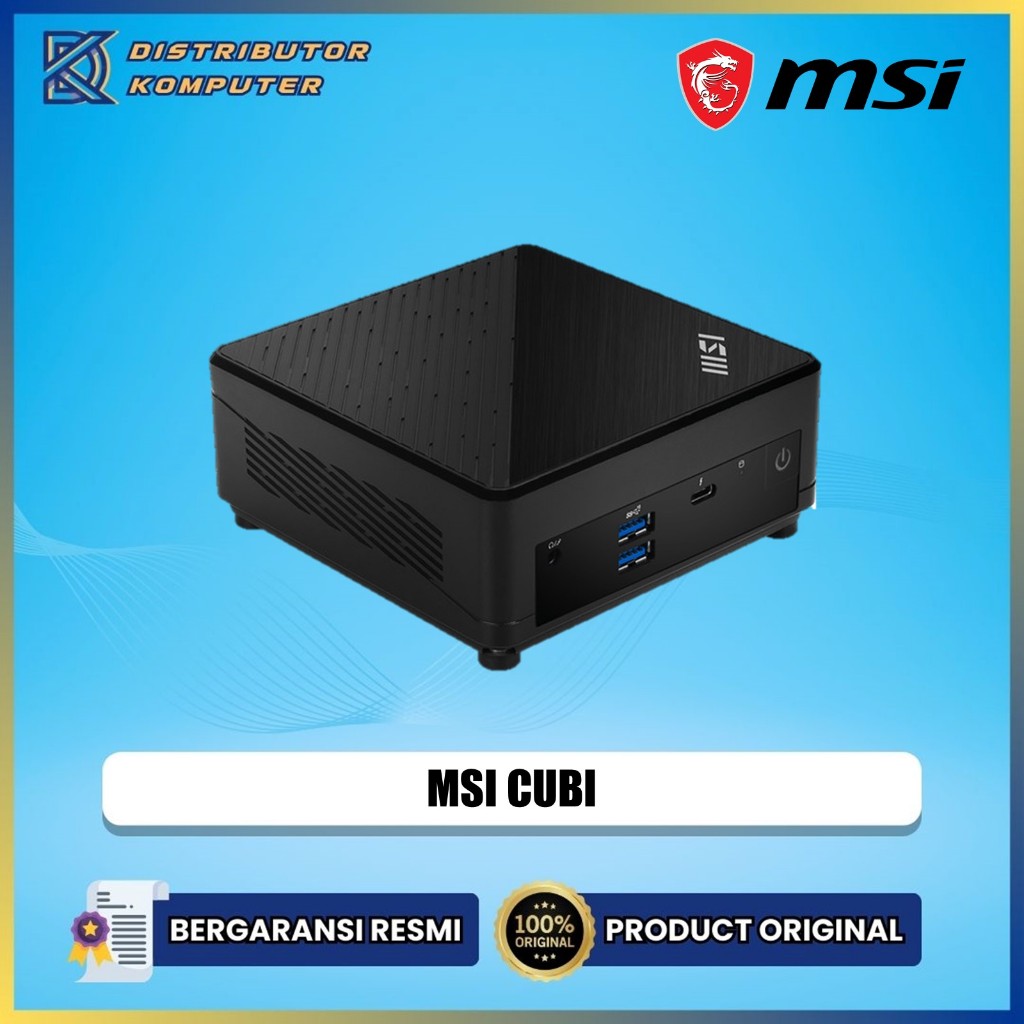 Jual MSI MINI PC I3 GEN 12 CUBI 5 12M FULL SET | MINI PC INTEL I3-1215U ...
