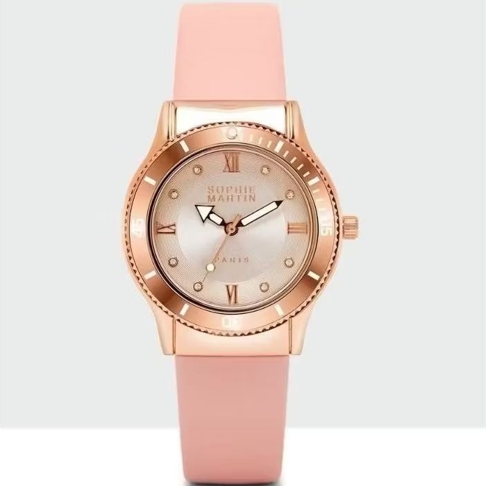 Jual Jam Tangan Wanita Sophie Martin Paris Jam Tangan Strap Rubber Jam Tangan Original Sophie