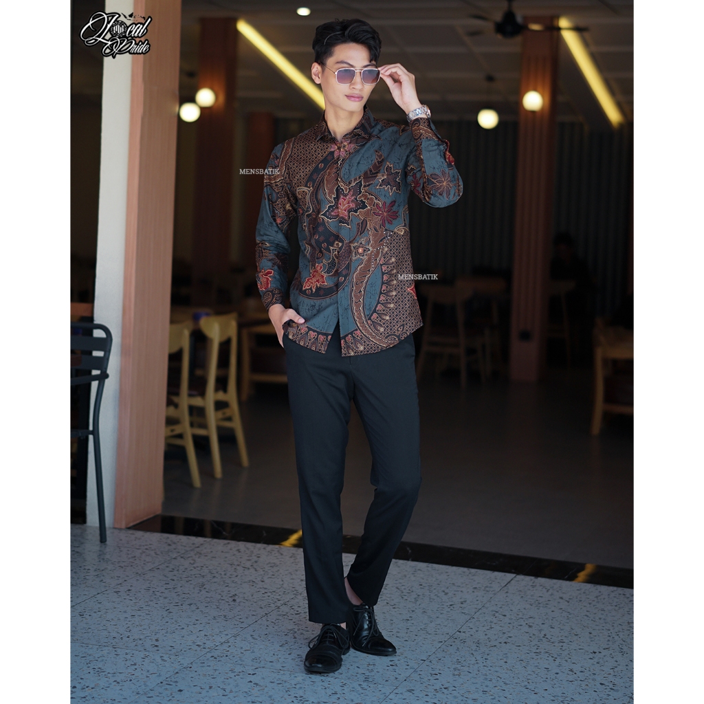 Jual MENSBATIK - Sukadha - Batik Slimfit - batik pria - kemeja batik ...