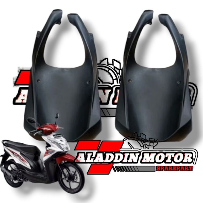 Jual Spoiler dek penahan lumpur paru-paru honda beat Fi k25 stater ...