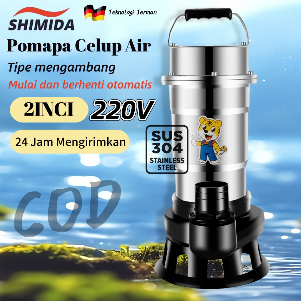 Jual Pompa Celup Air Kotor750W sewage pump 2inch Mesin Pompa Air Murah ...