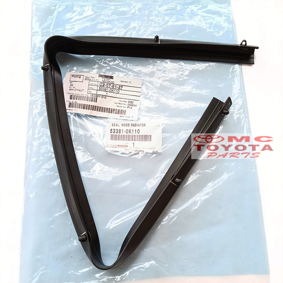 Jual Karet Kap Mesin Motor Bagian Depan Toyota New Fortuner VRZ ...