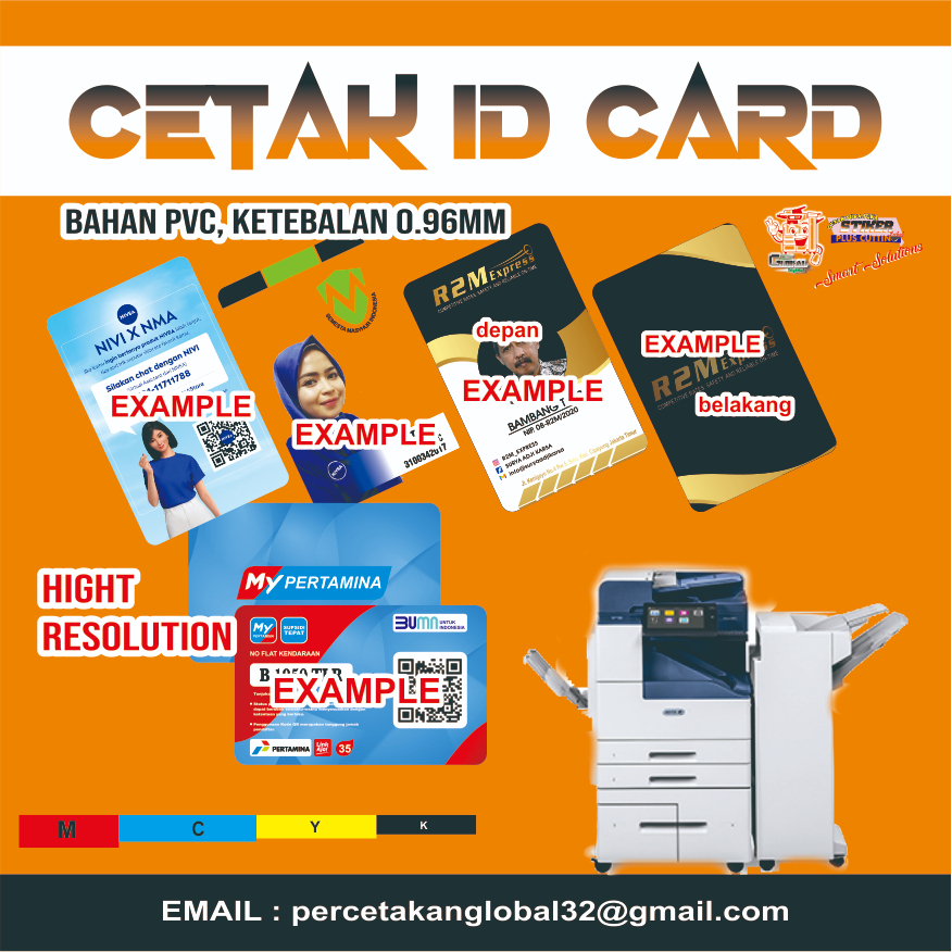 Jual CETAK ID CARD + Casing id, Bahan Pvc Ketebalan 0.96mm / ID CARD | Shopee Indonesia