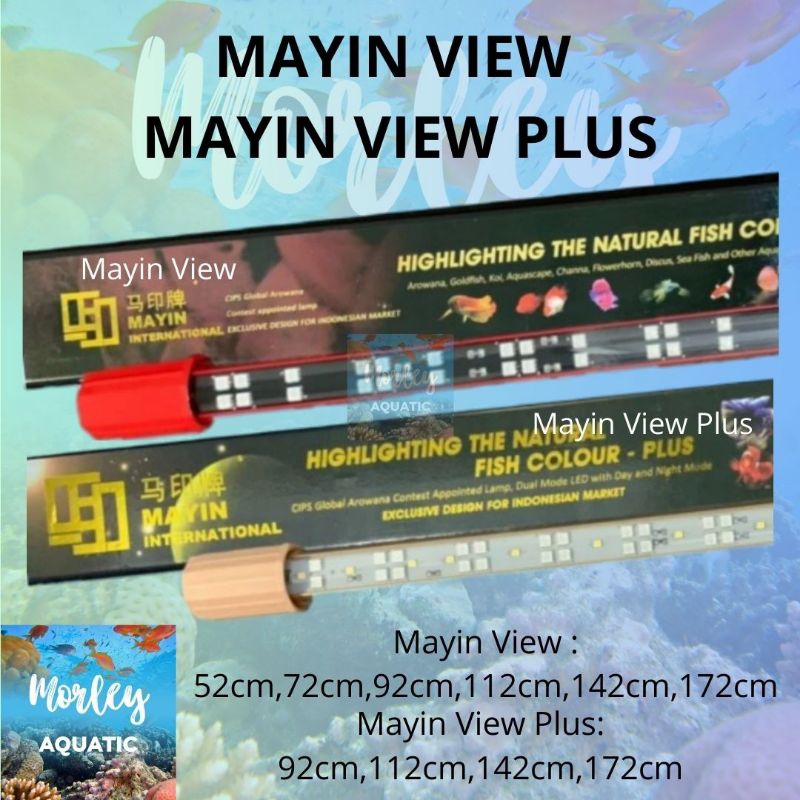 Jual LAMPU LED MAYIN VIEW / MAYIN VIEW PLUS 52cm / 72cm / 92cm / 112cm ...
