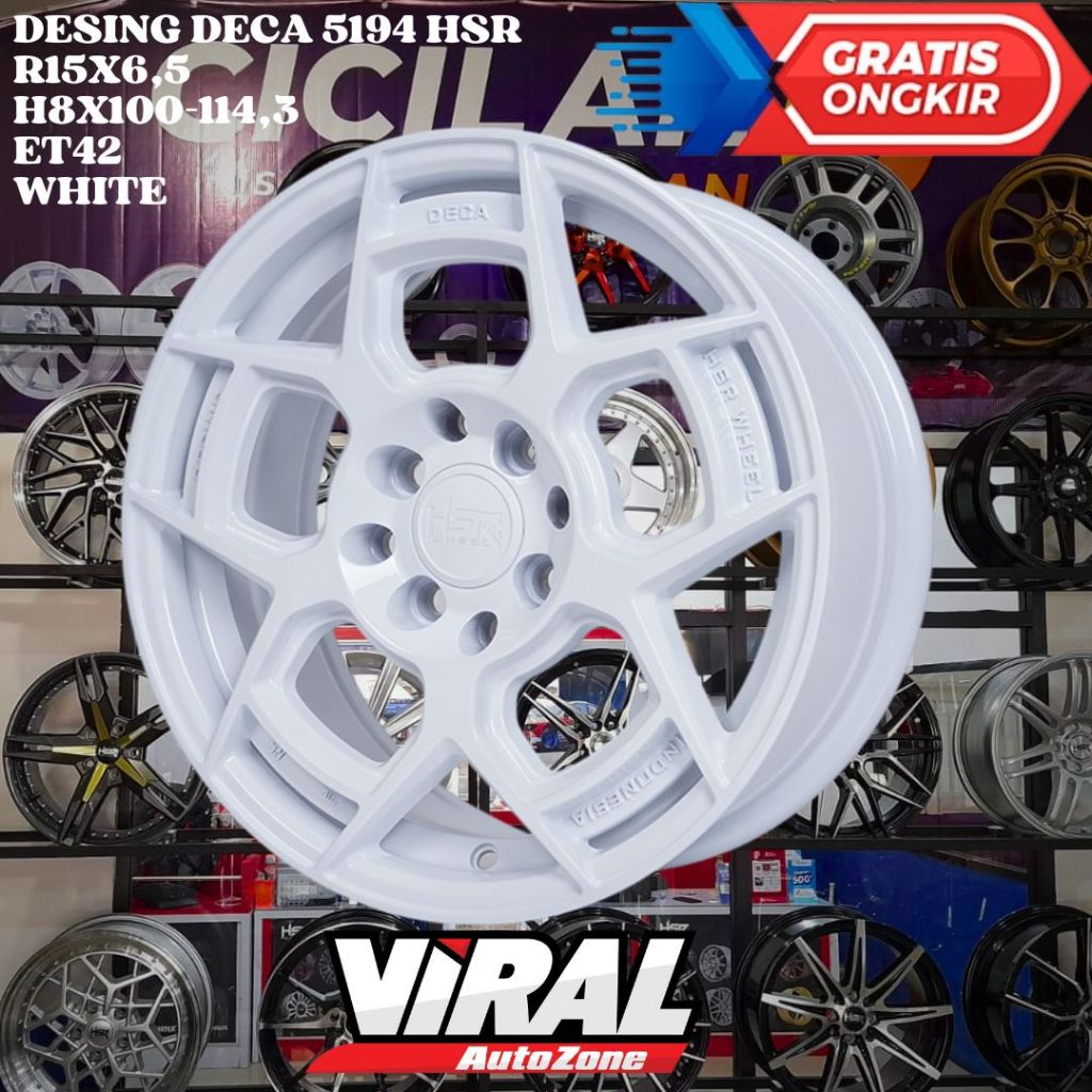 Jual Velg Mobil CONFERO , SPIN , CLIO , FIESTA , HSR DESING DECA RING ...