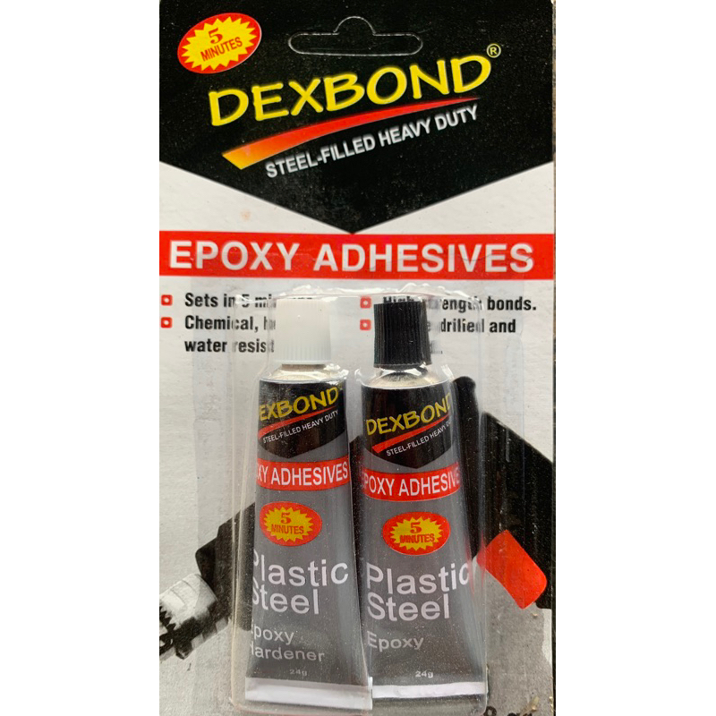 Jual plastic steel 5 menit lem besi plastik dua komponen epoxy hardener ...