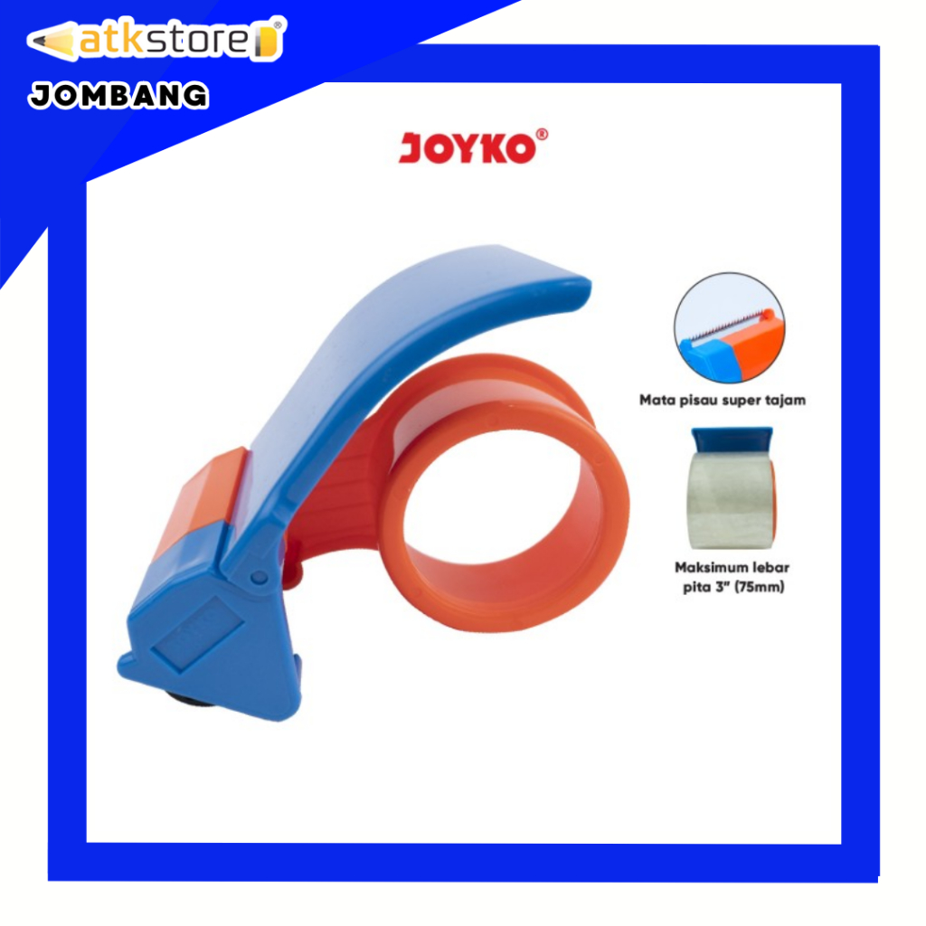 Jual JOYKO Tape Dispenser TD-2 2 INCH Plastik Tape Cutter - Dispenser ...
