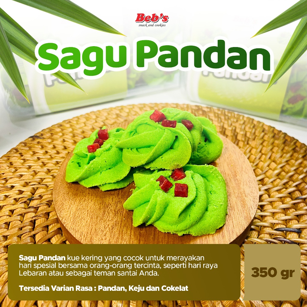 Jual Sagu Pandan Sagu Keju Sagu Cokelat Cookies Special Lebaran ...
