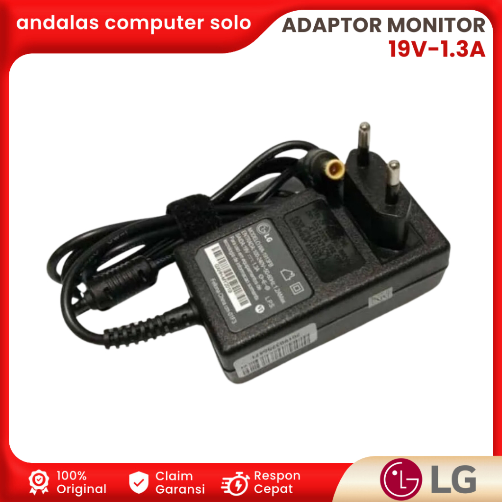 Jual ADAPTOR LED MONITOR LG 19V 1.3A Original | Shopee Indonesia