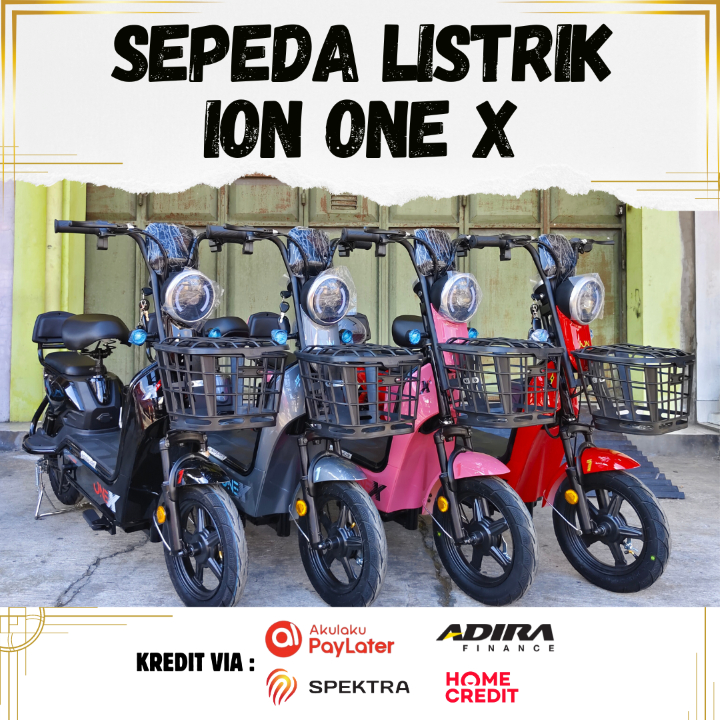 Jual SEPEDA LISTRIK ION ONE X WARNA BARU | Shopee Indonesia