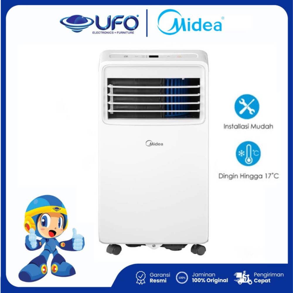 Jual AC PORTABLE 1 PK MIDEA MPHA-09 CRN7 1000W Garansi 10 Thn MPHA 09 ...