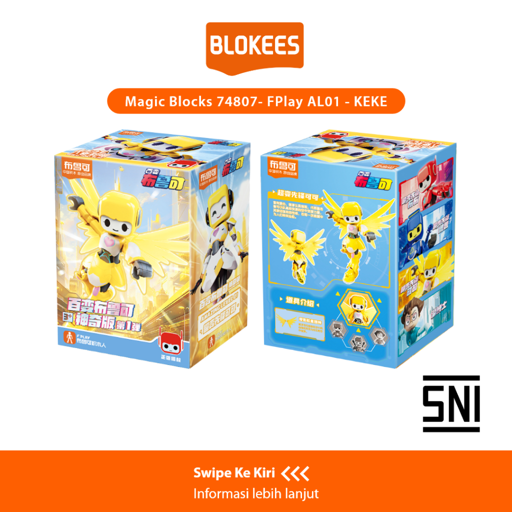 Jual BLOKEES Blind Box Magic Blocks KEKE Gacha Figure FPLAY AL01 ...