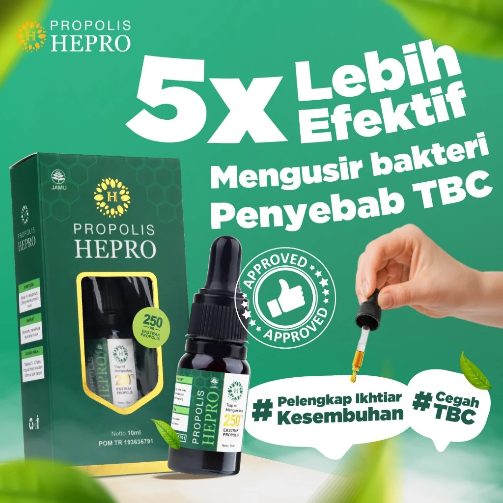 Jual Propolis Hepro 10ml - Propolis Trigona Asli Indonesia - Atasi TBC ...