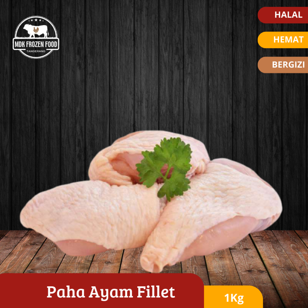 Jual Paha Ayam Boneless Tanpa Tulang Beku | Fillet Chicken Thighs ...
