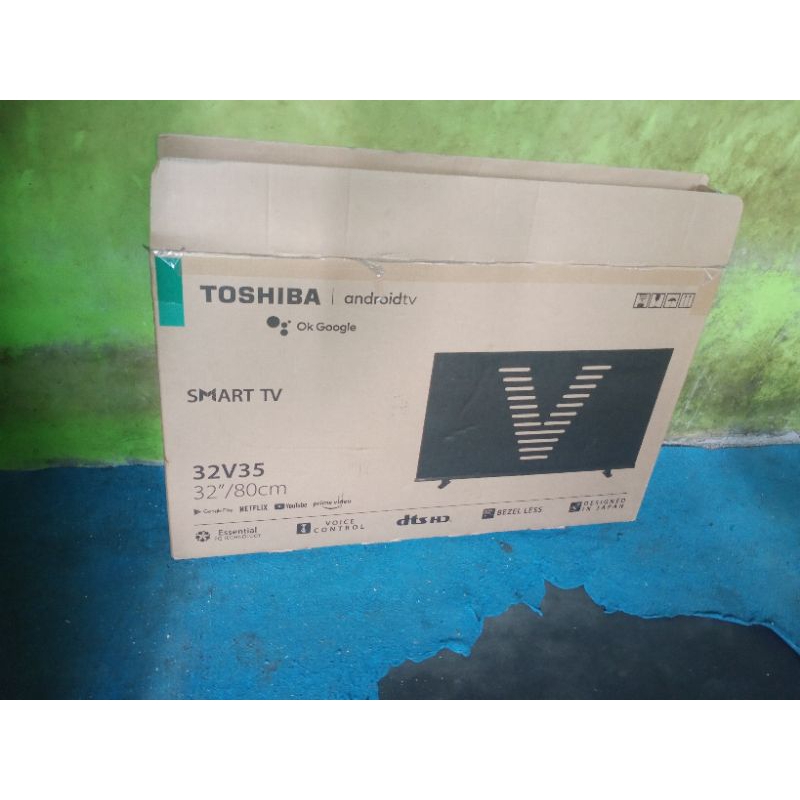 Jual Kardus Dus Box Tv LED 32 inch, Toshiba Free Storofoam | Shopee ...