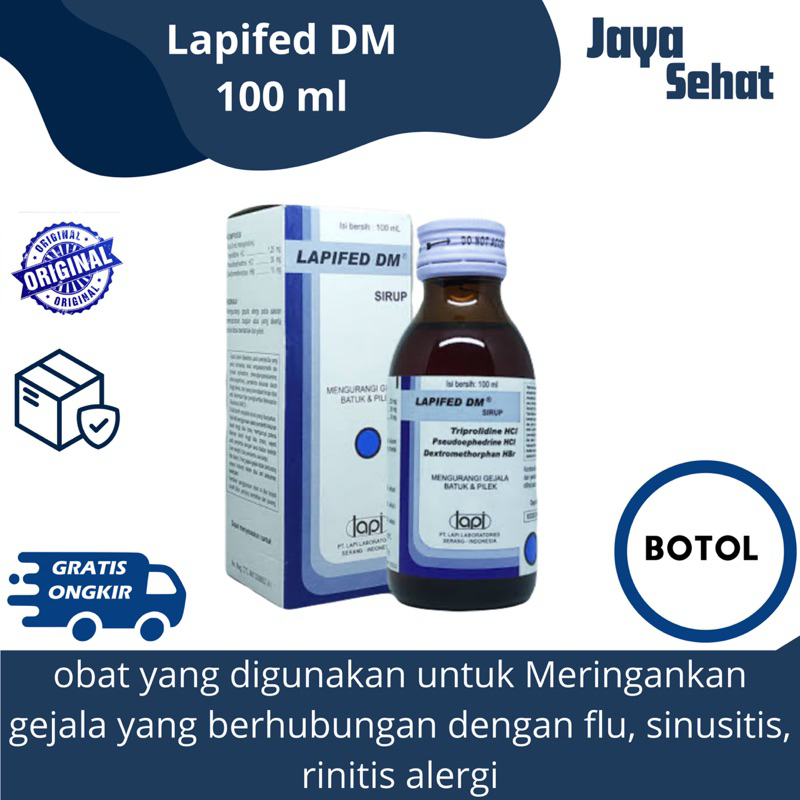 Jual Lapifed Sirup, Lapifed Dm Sirup | Shopee Indonesia