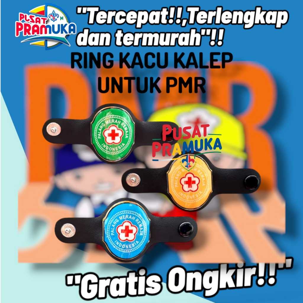 Jual Ring dasi PMR mula madya wira sd smp sma bahan kalep lapis fiber ...