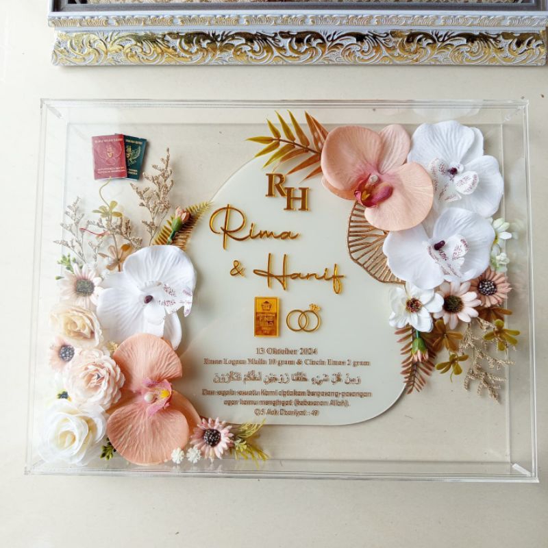 Jual Mahar Akrilik Tetes Air/mahar tetes air,/mahar akrilik | Shopee ...
