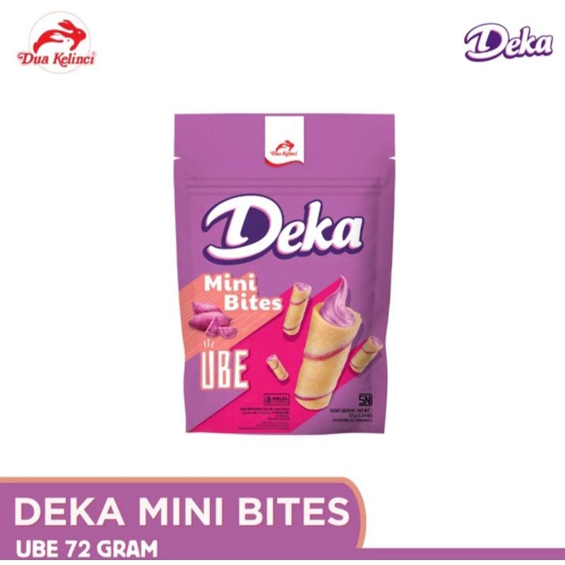Jual DEKA Mini Wafer Bites - Ube (72gr) | Shopee Indonesia