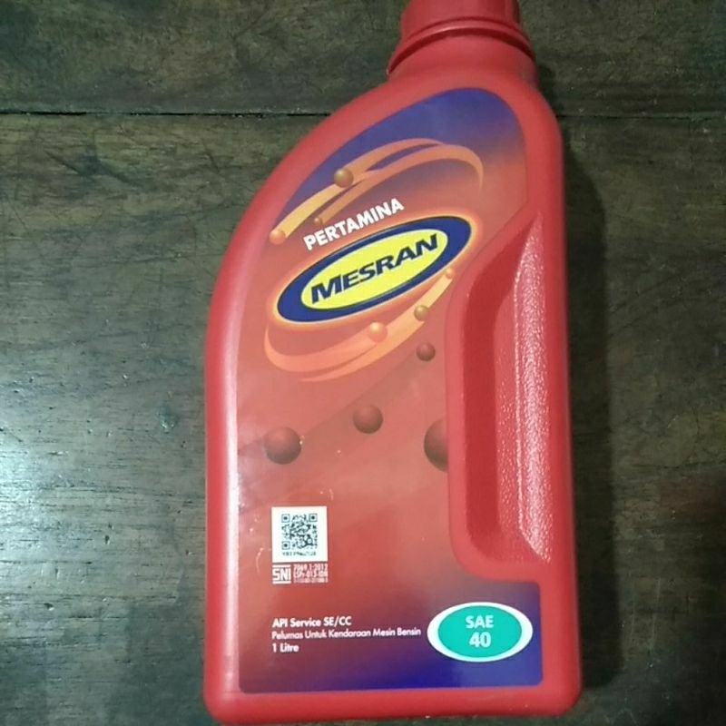 Jual oli Mesran 40 Pertamina 1 liter | Shopee Indonesia