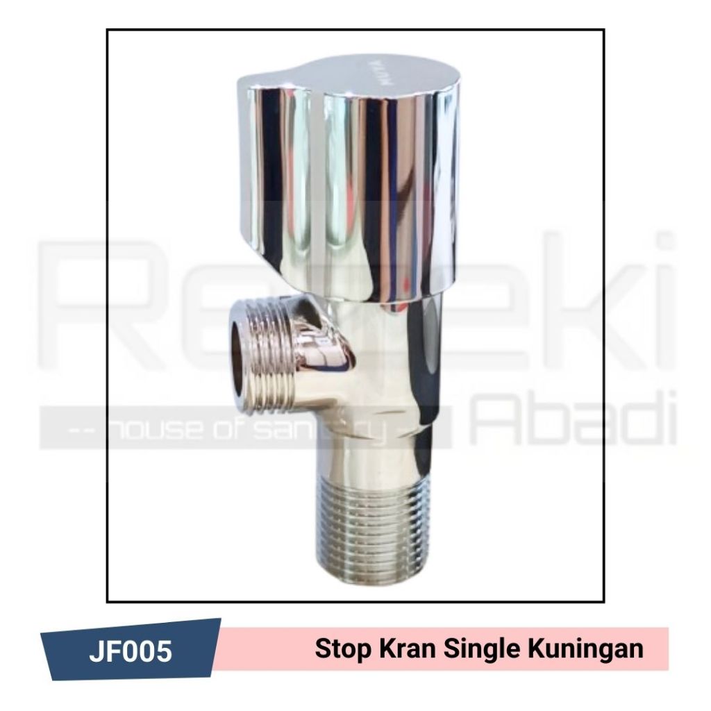 Jual Stop Kran Single Kuningan - 005 - Stop Kran Wastafel - Stop Kran ...