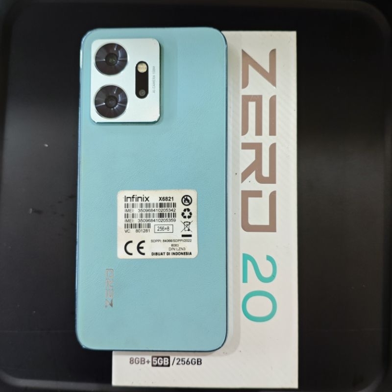 Jual Infinix Zero 20 8/256 GB Second Fullset Original | Shopee Indonesia