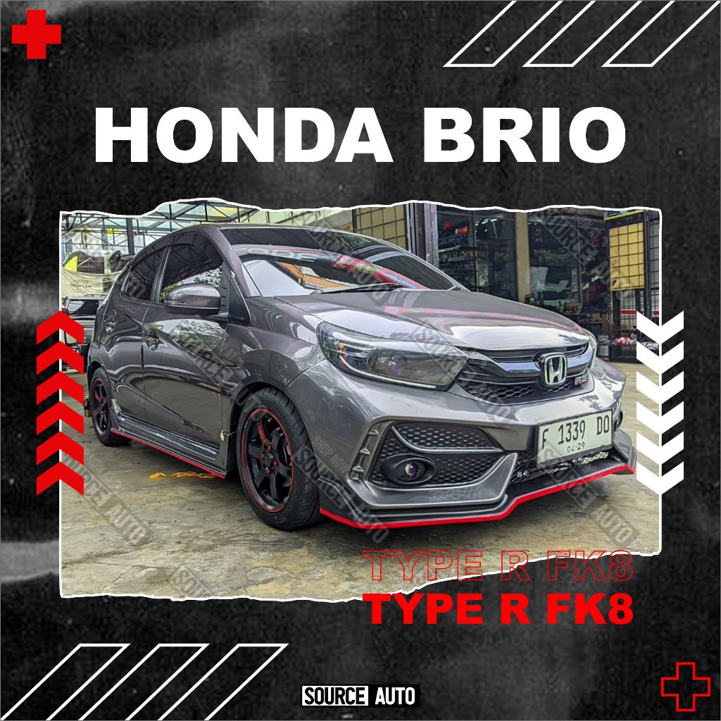 Jual UPGRADE BUMPER NEW BRIO TO TYPE R FK8 | Shopee Indonesia