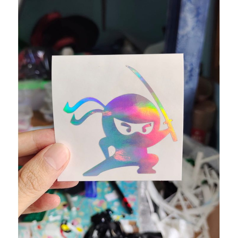 Jual stiker cutting ninja lucu sticker keren | Shopee Indonesia