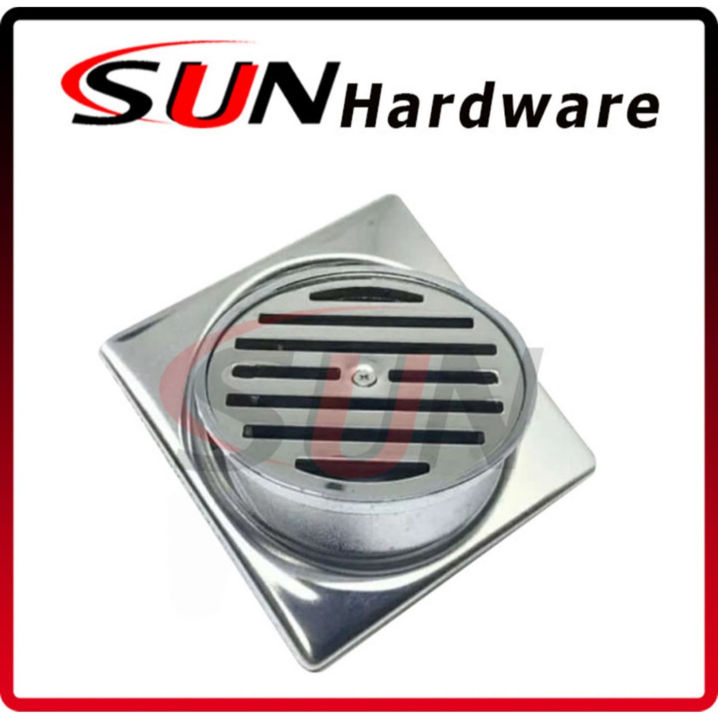 Jual Saringan Air Got Kamar Mandi Floor Drain Stainless Chrome Krom Model Toto | Shopee Indonesia