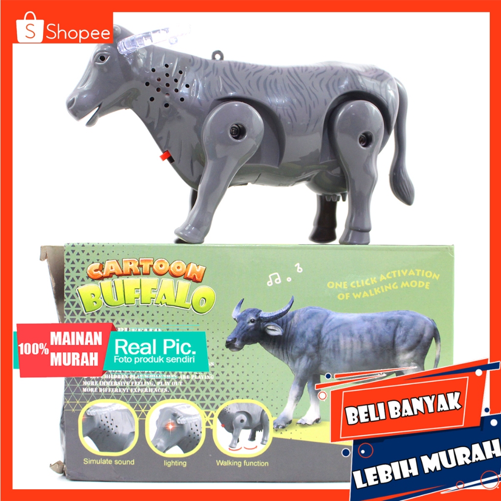 Jual FIGUREANS MAINAN CARTOON BUFFALO ELECTRIC JM11705 MAINAN ROBOT ...