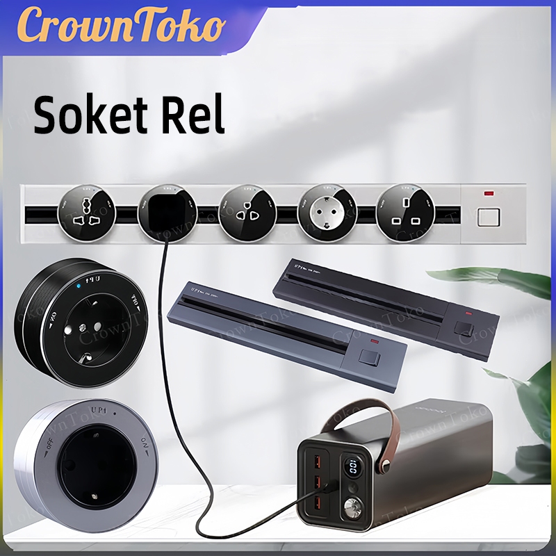 Jual ️Termurah ️Stop Kontak Tanam Tembok Track Socket 30-100cm Soket ...