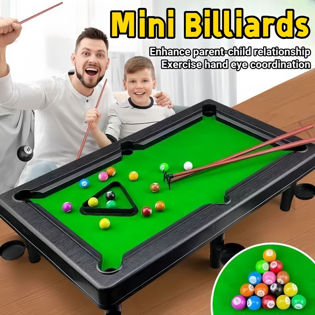 Jual [NEW] MAINAN BILLIARD SET / MEJA BILLIARD MINI PORTABLE / MAINAN ...