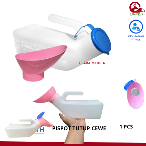 Jual Onemed Pispot Tutup Wanita Tempat Wadah Kencing Urinal Perempuan ...