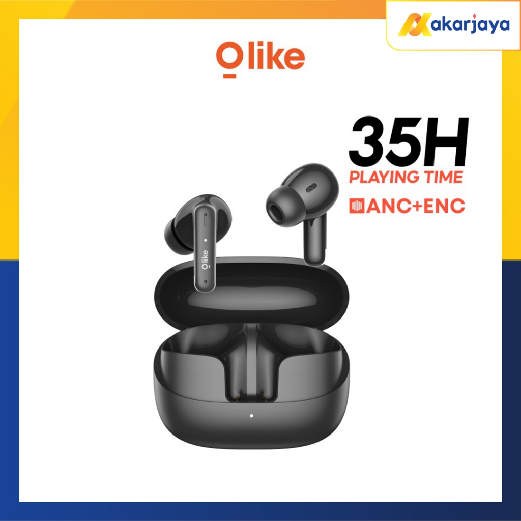 Jual Olike T111NC TWS True Wireless Earbuds Headset Bluetooth 5.3 ENC ANC Dual Mic Earphone Bass ...