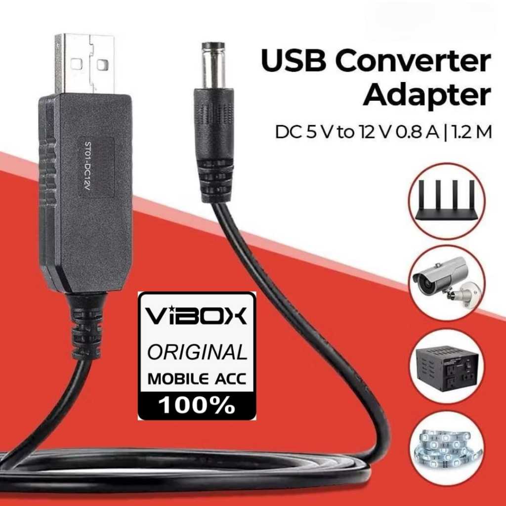 Jual MS - Vibox Kabel Power USB DC 12V Modem Orbit Telkomsel / Kabel ...