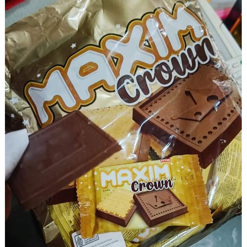 Jual ELVAN MAXIM MAXIM CROWN BISKUIT TURKI 275 GRAM (25 PCS) / BISKUIT ...