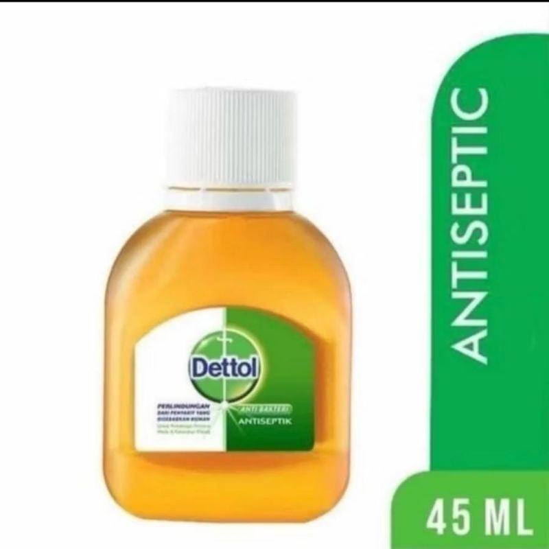 Jual Dettol Antiseptic Lickuit 45ml Sticker bagus | Shopee Indonesia