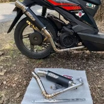 Jual kenalpot samlong cobra DRACO untuk motor beat fi beat karbu beat esp beat deluxe genio beat ...