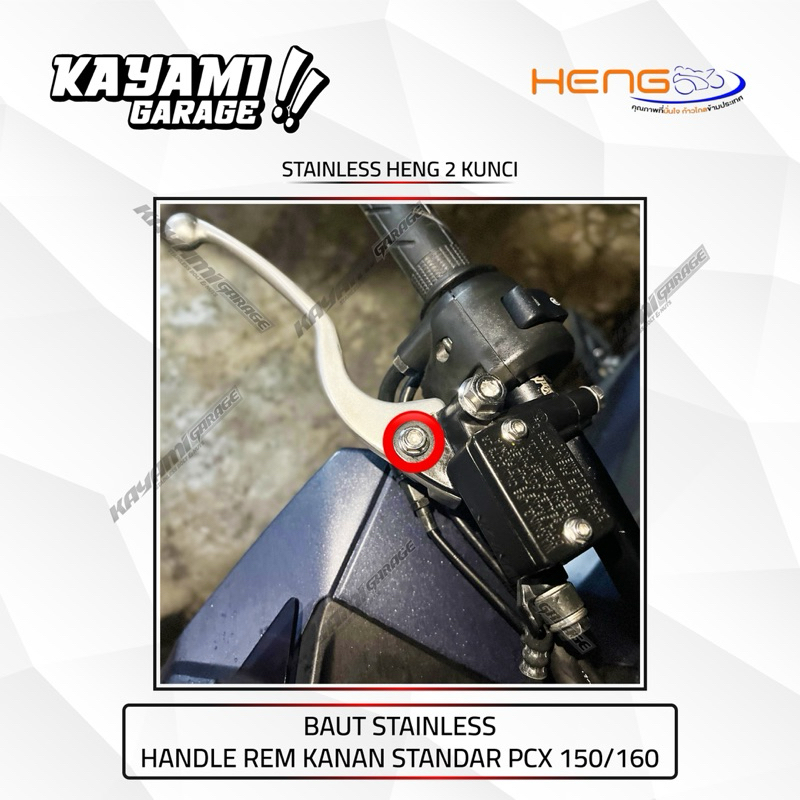 Jual Baut stainless Dudukan handle rem standar pcx 150/160 | Shopee ...