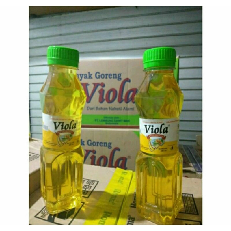 Jual Minyak goreng viola 250 ml botol 1 dus | Shopee Indonesia