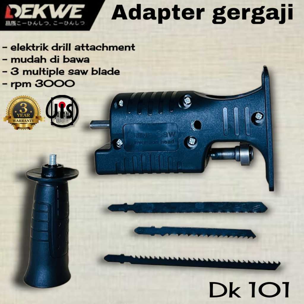 Jual Alat Pengubah Bor Ke Mesin Potong Adapter Konektor Jigsaw Kayu ...