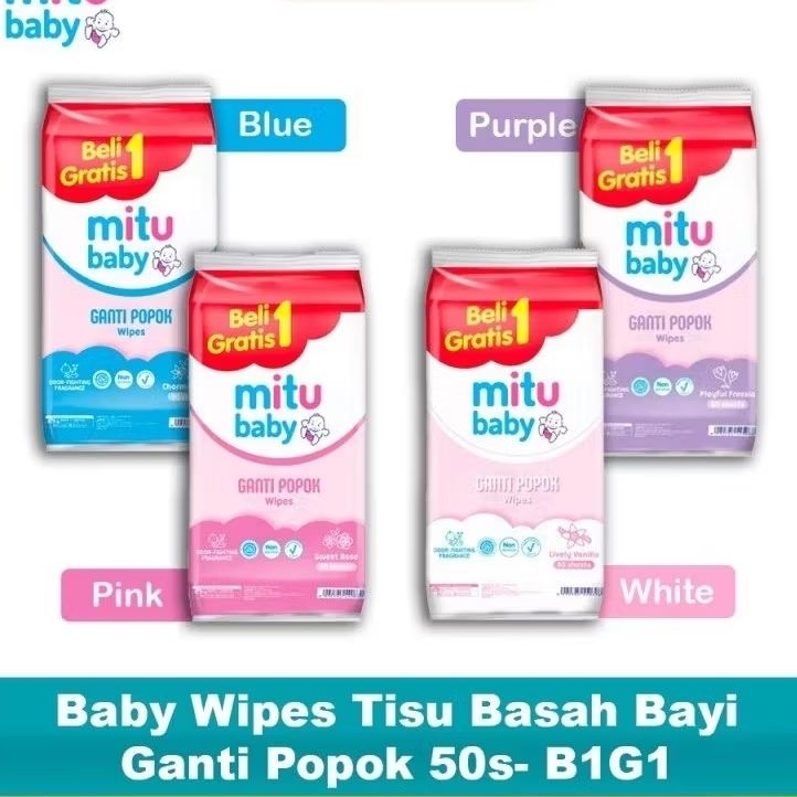 Jual PAKET BELI 1 GRATIS 1 TISSUE/TISU BASAH MITU | Shopee Indonesia