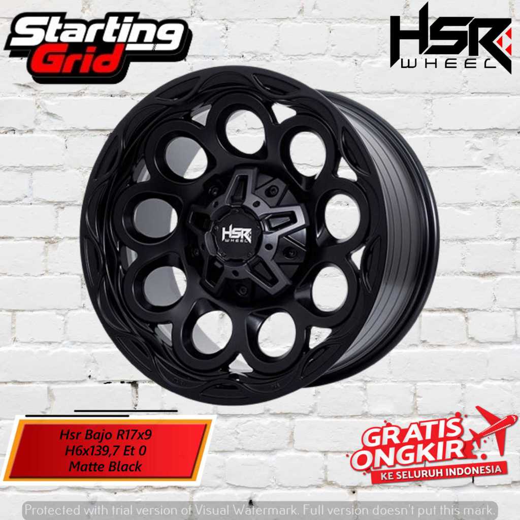 Jual Velg Mobil Racing Hsr R17 Untuk Pajero, Fortuner, Triton, Strada, Hilux Double Cabin, Land ...