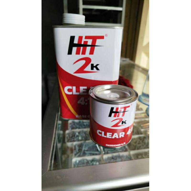 Jual CLEAR HIT 2K /Clear Tanuri/clear coat PU (1 liter) | Shopee Indonesia